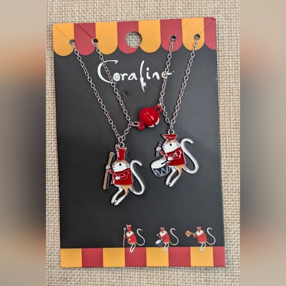 laika | Jewelry | Coraline Bobinsky Circus Mice Best Friend Necklace ...